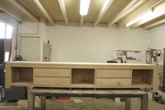 Eiken TV kasten op maat